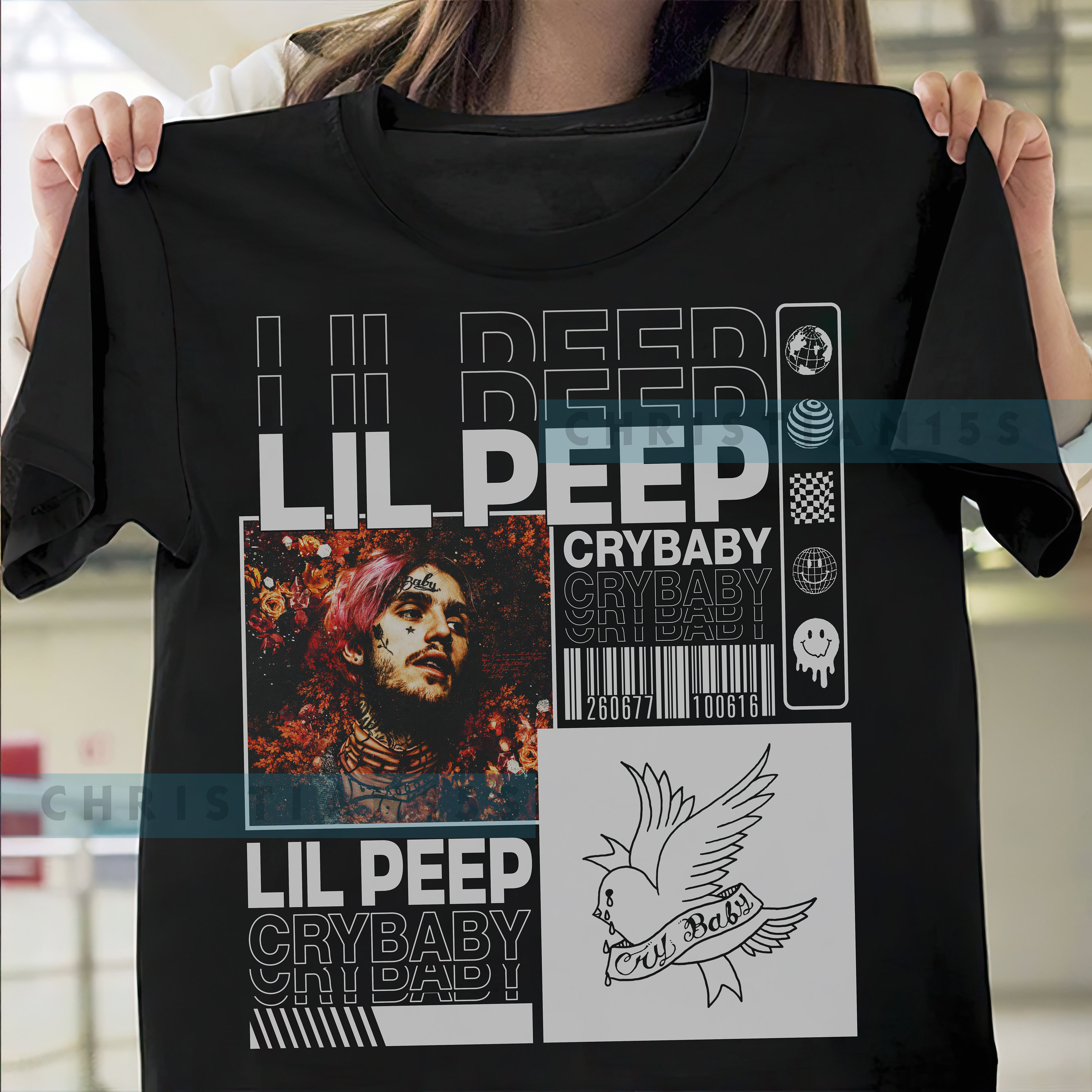 Lil Peep Merch Sweatshirt Retro ,lill Peep Rap Shirt, Vintage Bootleg ...