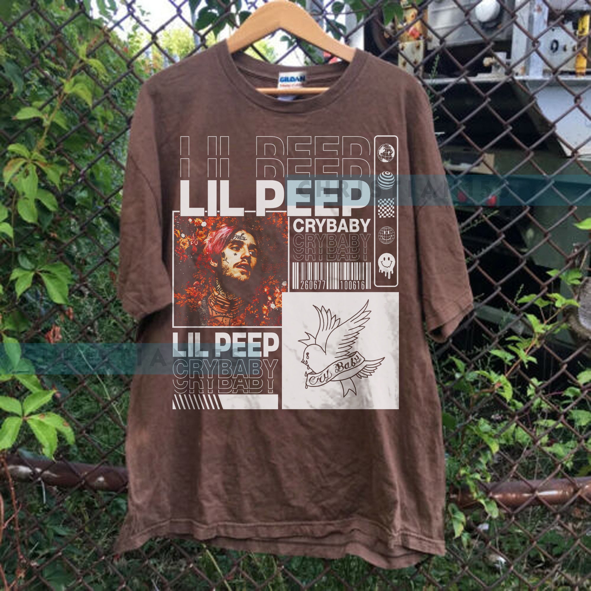 Lil Peep Merch Sweatshirt Retro ,lill Peep Rap Shirt, Vintage Bootleg ...