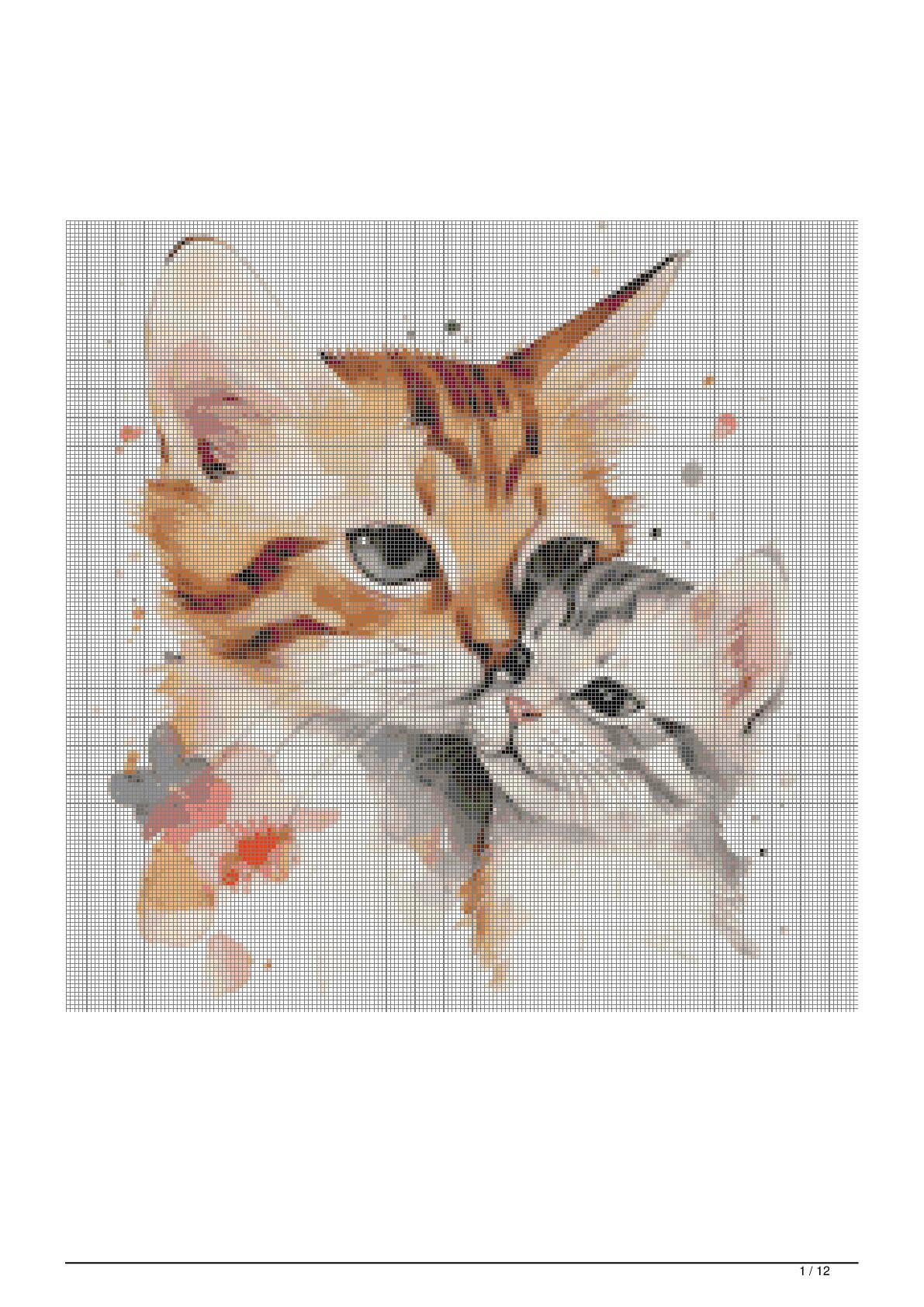 Four Cross Stitch Patterns / Charts Cats - Etsy