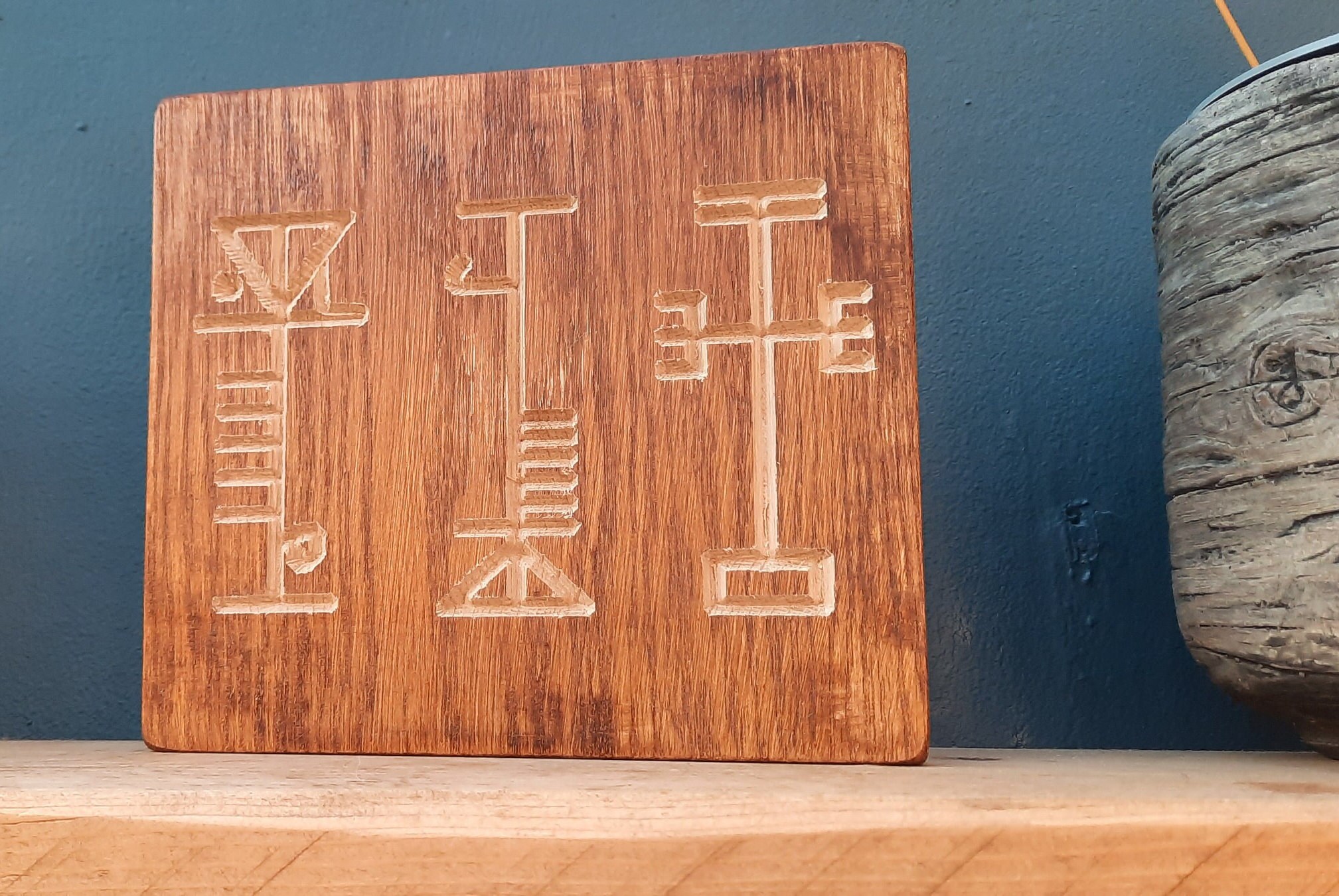 No Evil Enter This Door Galdrabok Sign - Etsy UK