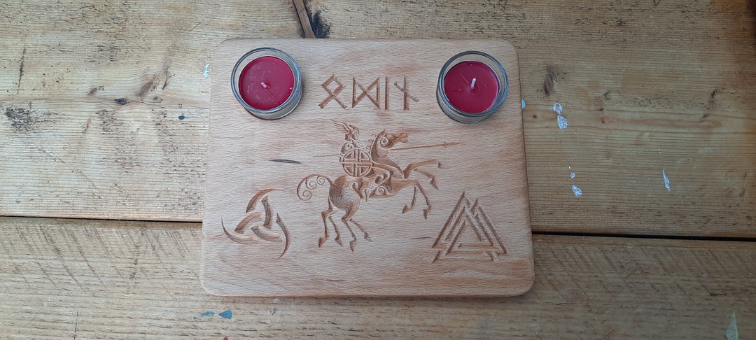 Odin Altar With Votives - Etsy