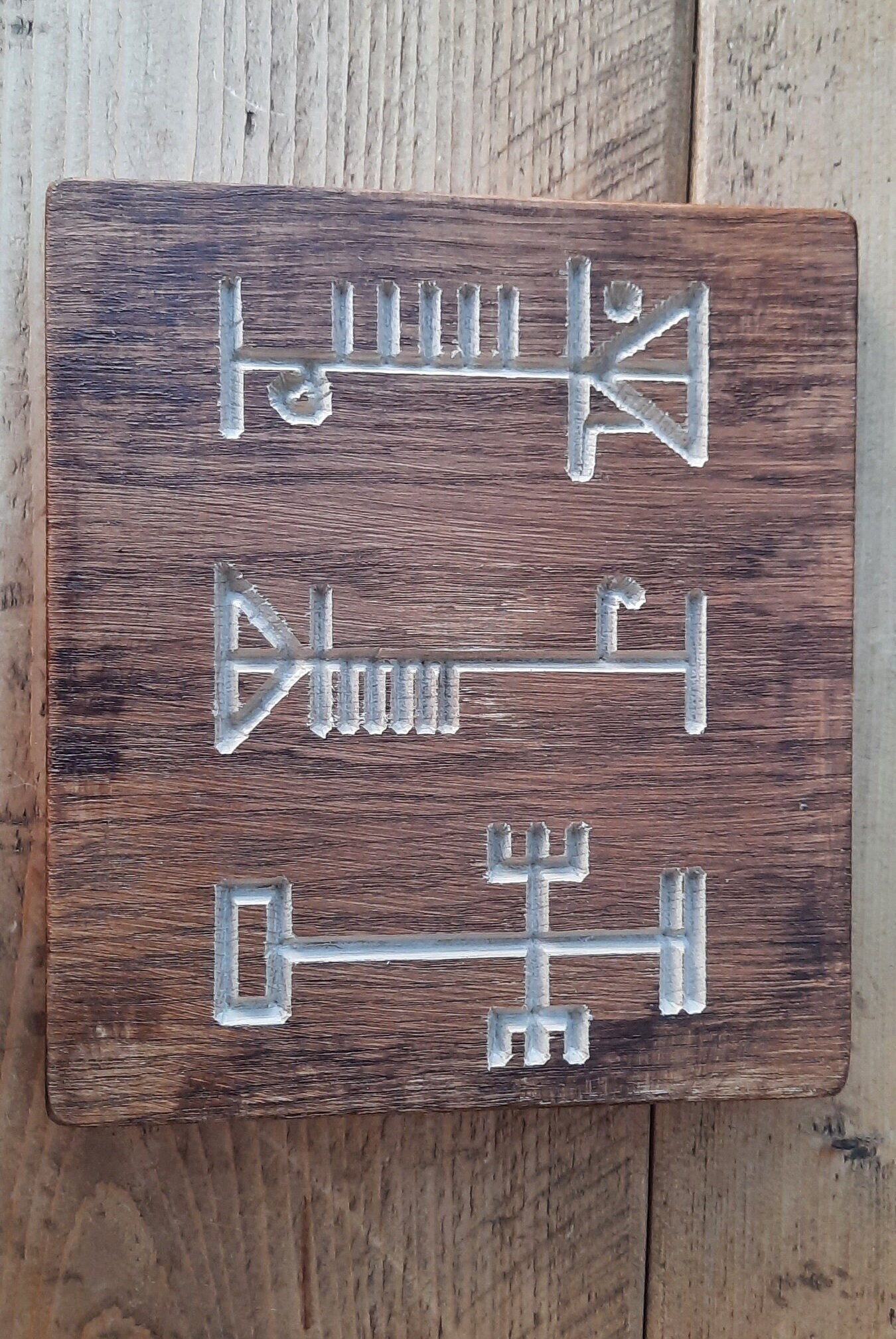 No Evil Enter This Door Galdrabok Sign - Etsy UK