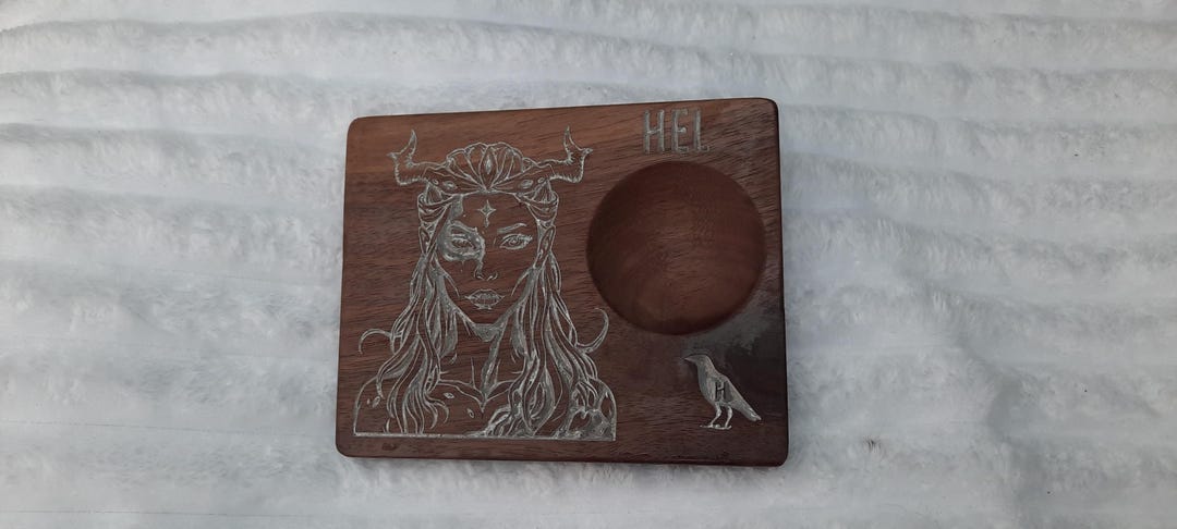 Hel Altar - Original Carving - Walnut Wood - Etsy
