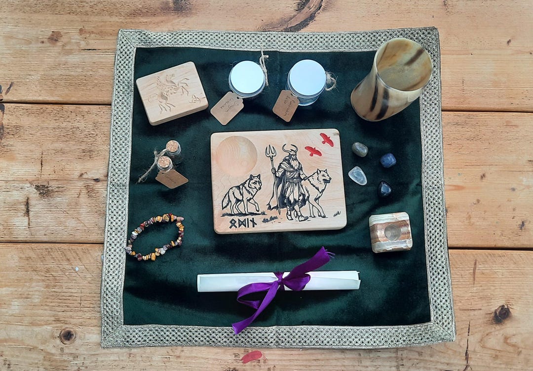 Odin Altar Set - Complete Altar Set Up - Etsy