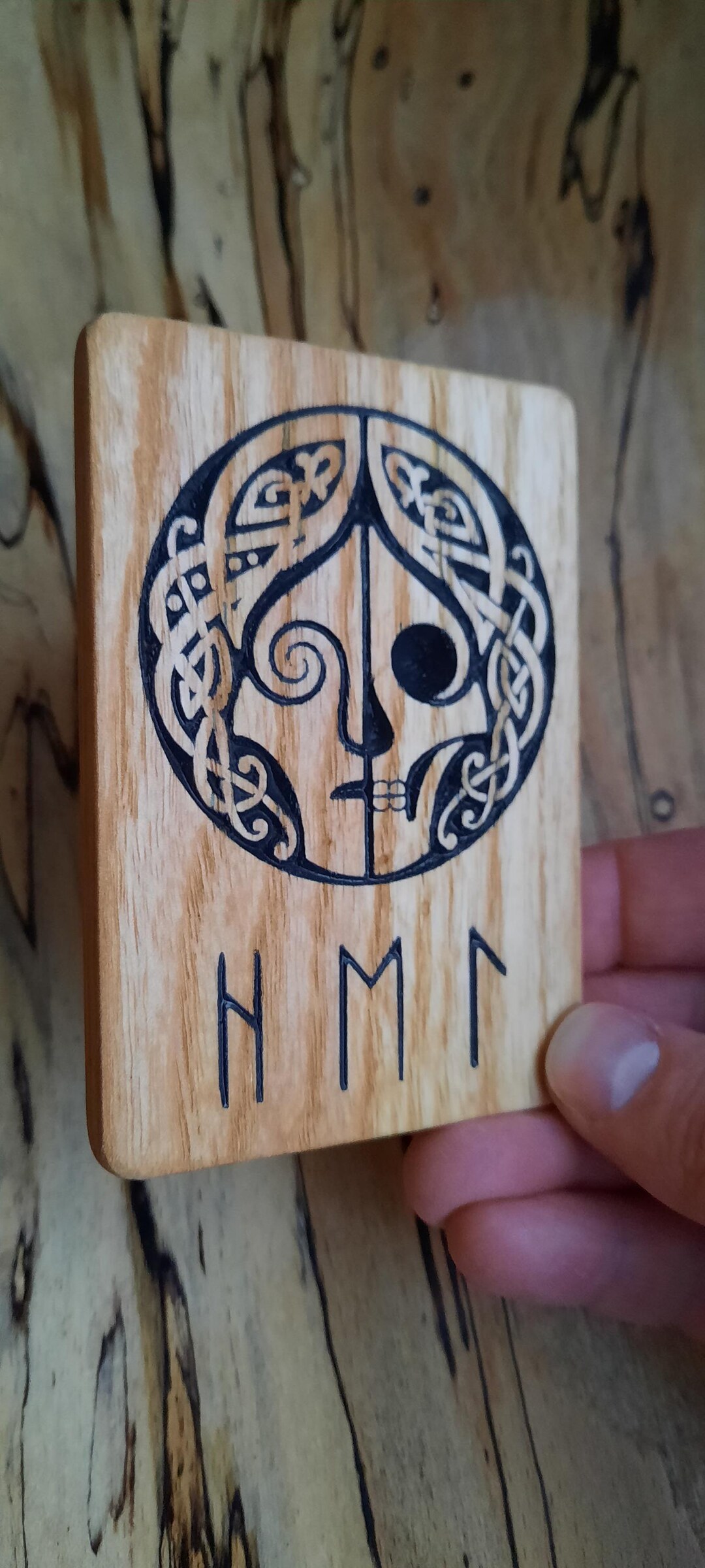 Hel Altar Wooden Ash Card - Etsy
