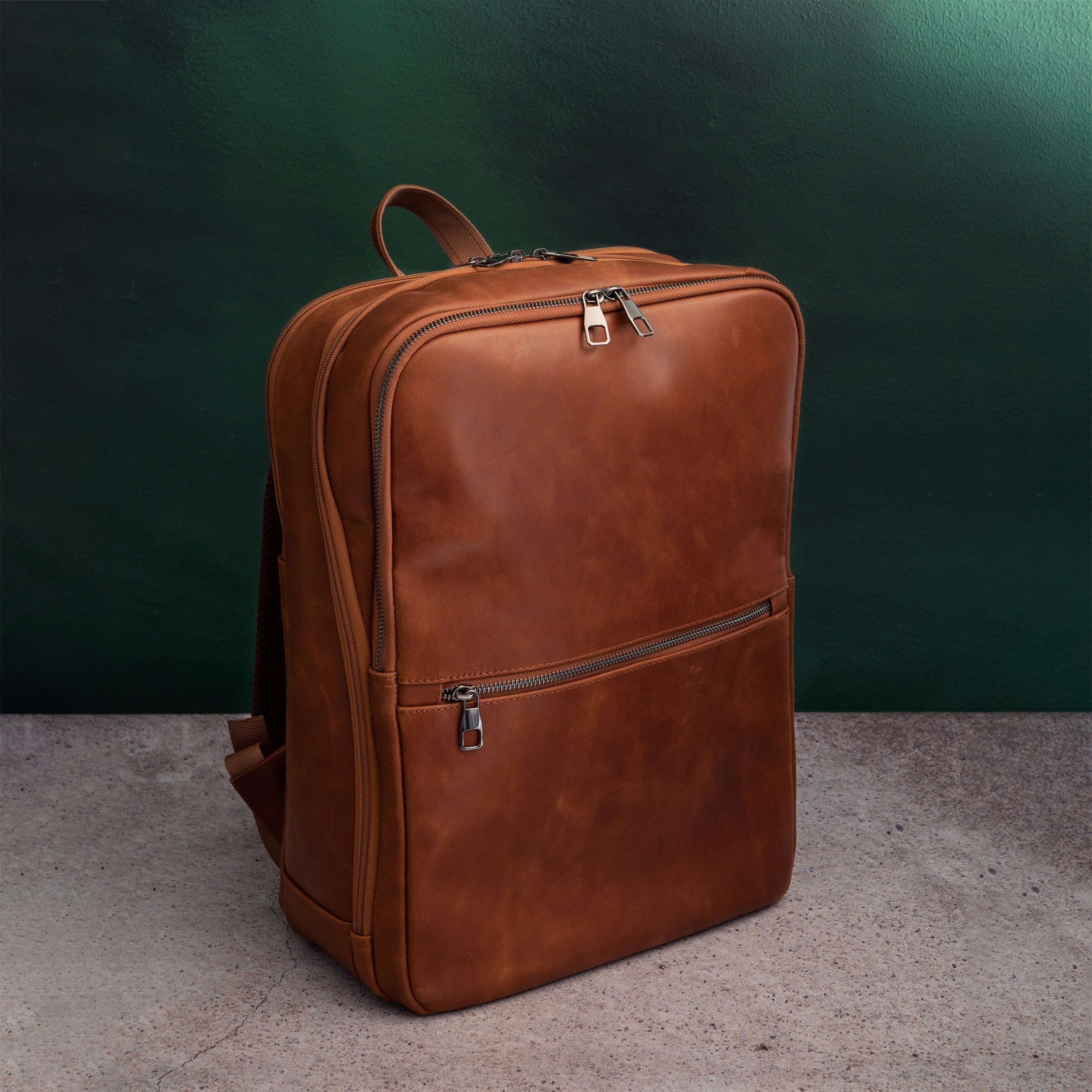 Leather Backpack, Leather Laptop Bag, Vintage Backpack, Personalized ...