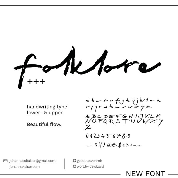 Folklore Font Stencils - Etsy