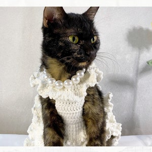 Crochet Wedding Dress Pattern for Cats: Pet Costume (PDF Pattern) - Etsy