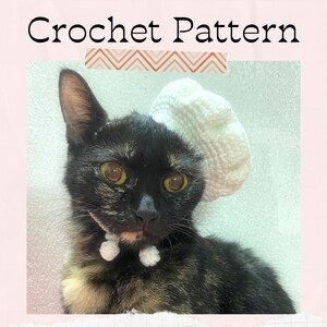 Crochet Pattern: Flared Toque Hat for Cats PDF Instructions - Etsy