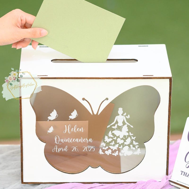 Quinceanera Card Box - Etsy