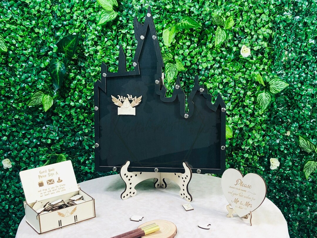Wonderland Castle Guest Book Drop Box Wedding Guest Drop Box - Etsy