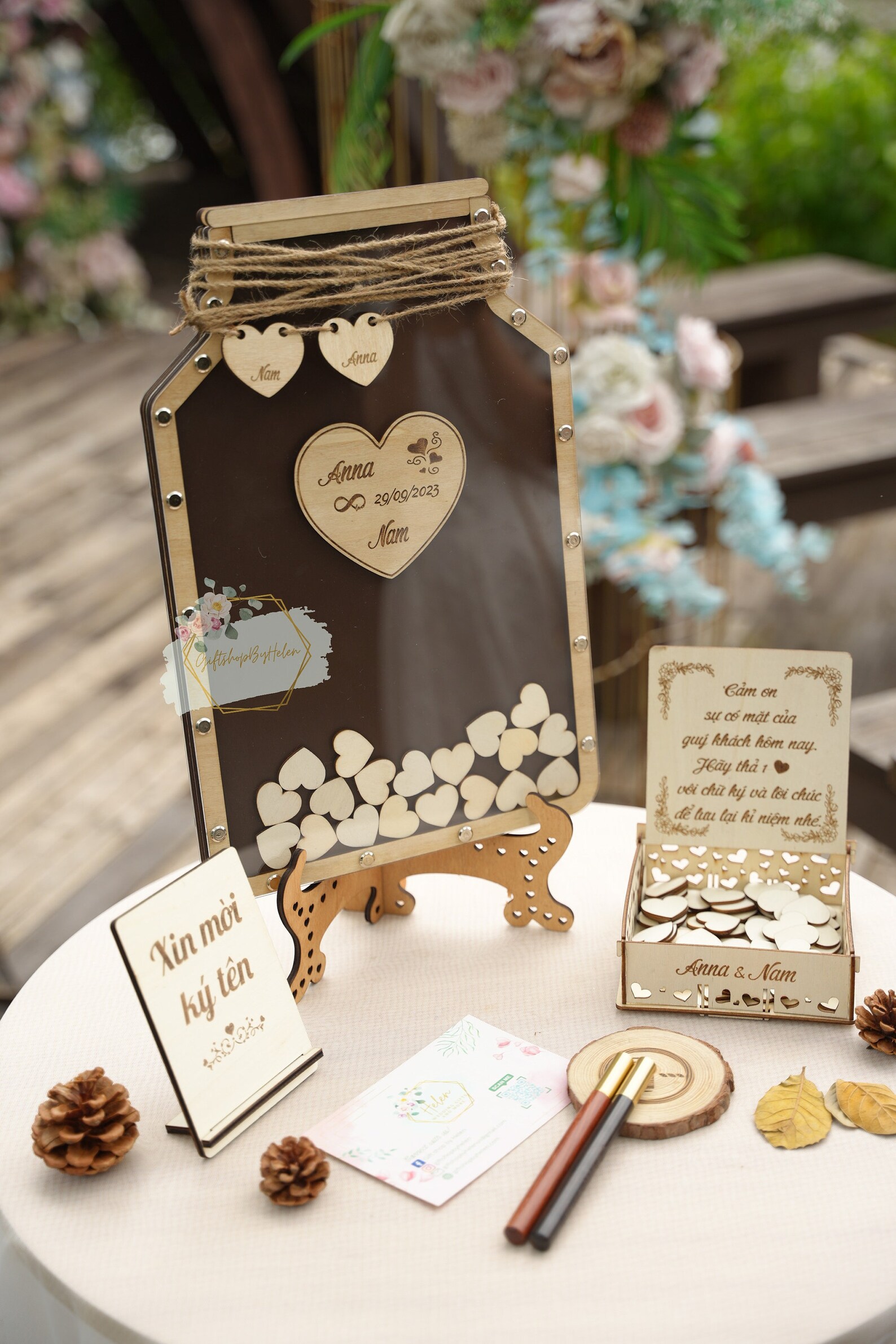 Personalized Mason Jar Guest Book - A Timeless Wedding Keepsake ...