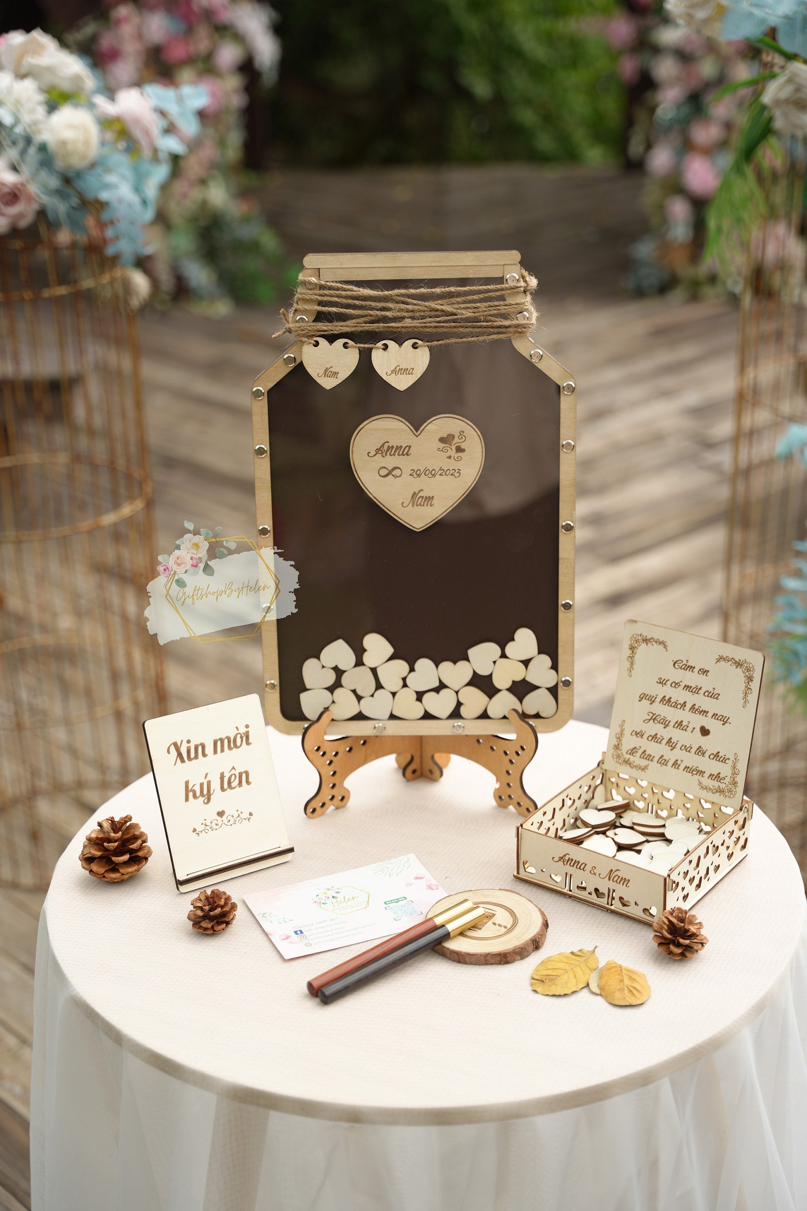 Personalized Mason Jar Guest Book - A Timeless Wedding Keepsake ...