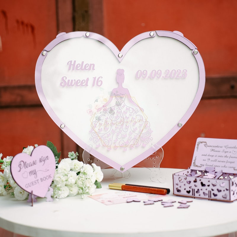 Xv Guest Book - Etsy