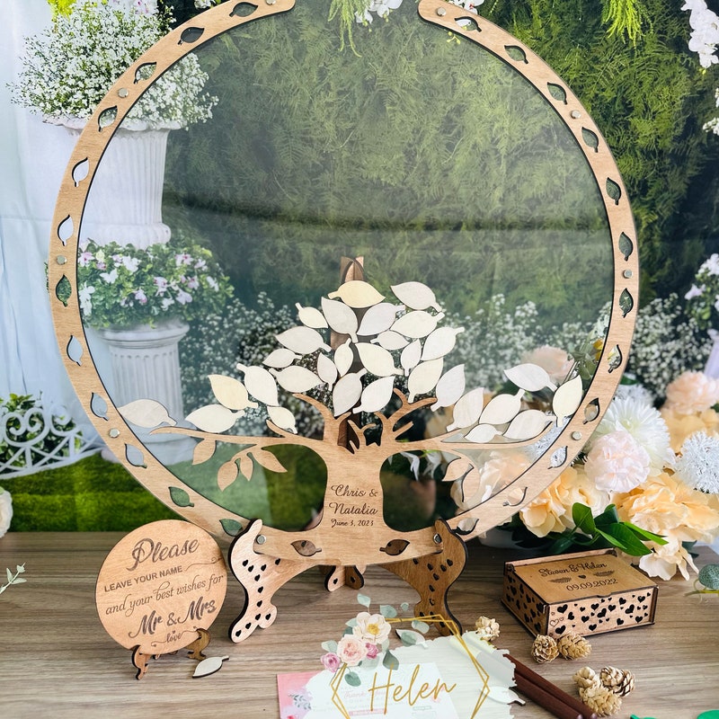 Tree Guest Book - Etsy