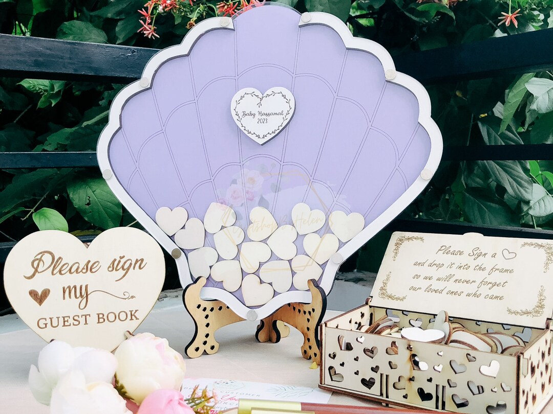 Nautical Alternative Drop Box Beach Themed Wedding Seashell Wedding ...