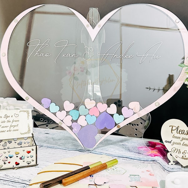 Guest Book Frame - Etsy