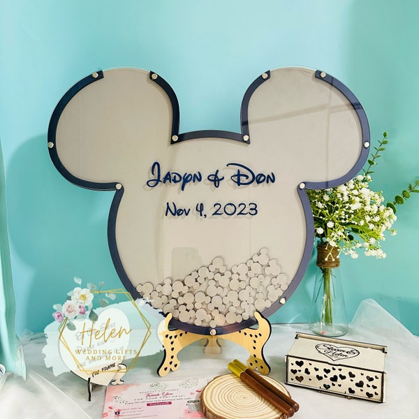 Mickey Guest Book - Etsy