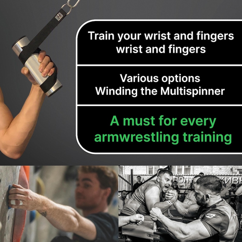 OAP Armwrestling MULTISPINNER I Training Device for Cable Pull I 100% ...