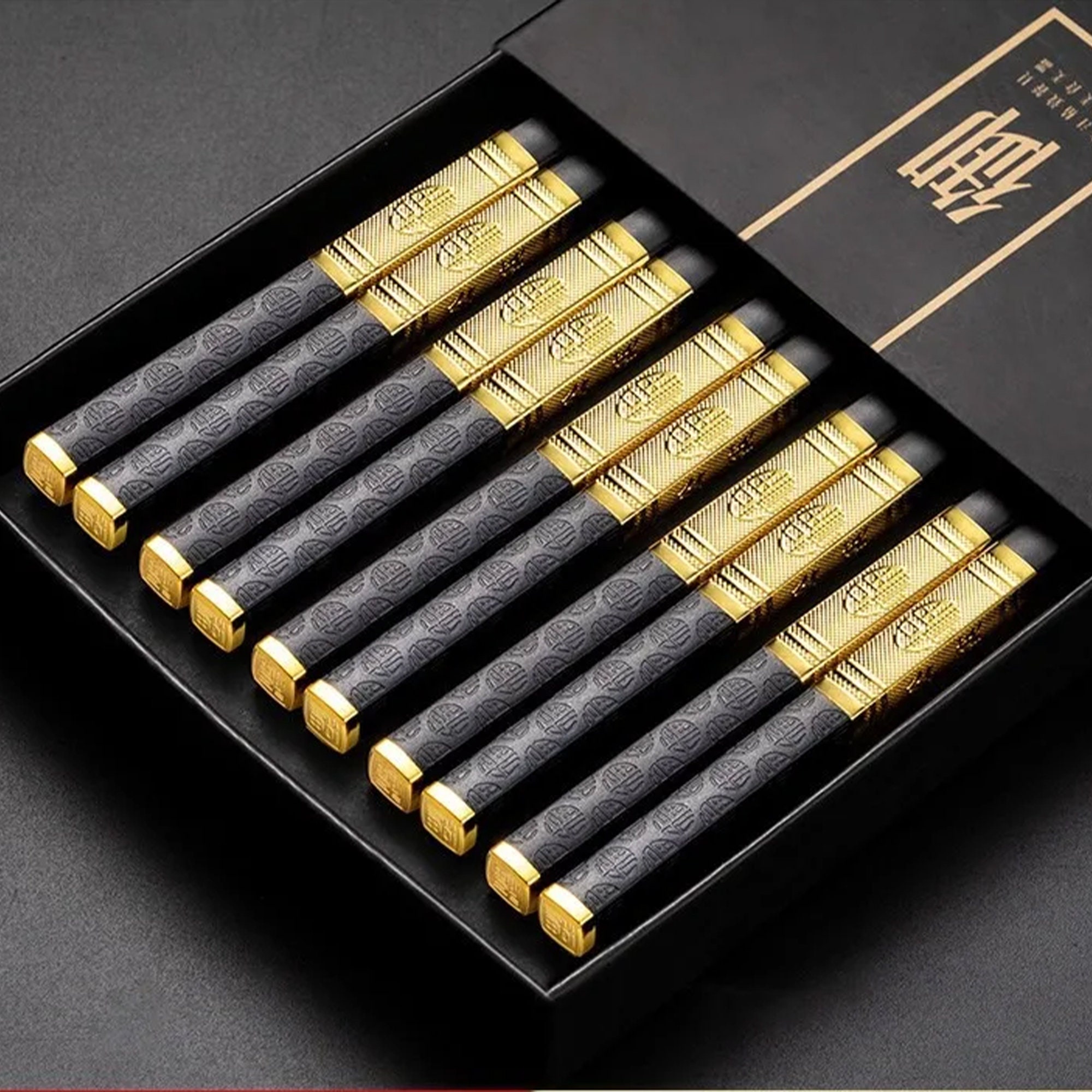 5 Pairs Chopsticks Set Japanese Chopsticks, Korean Chopsticks and Spoon ...