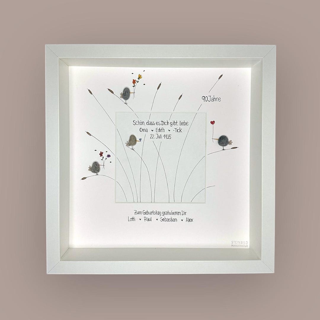 Handwritten Stone Picture - It's Great That You Exist - Birthday ...