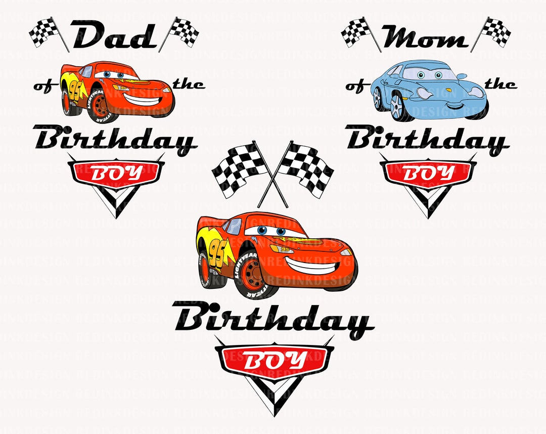 Bundle Birthday Boy Png, Cars Birthday Png, Magical Kingdom Png ...