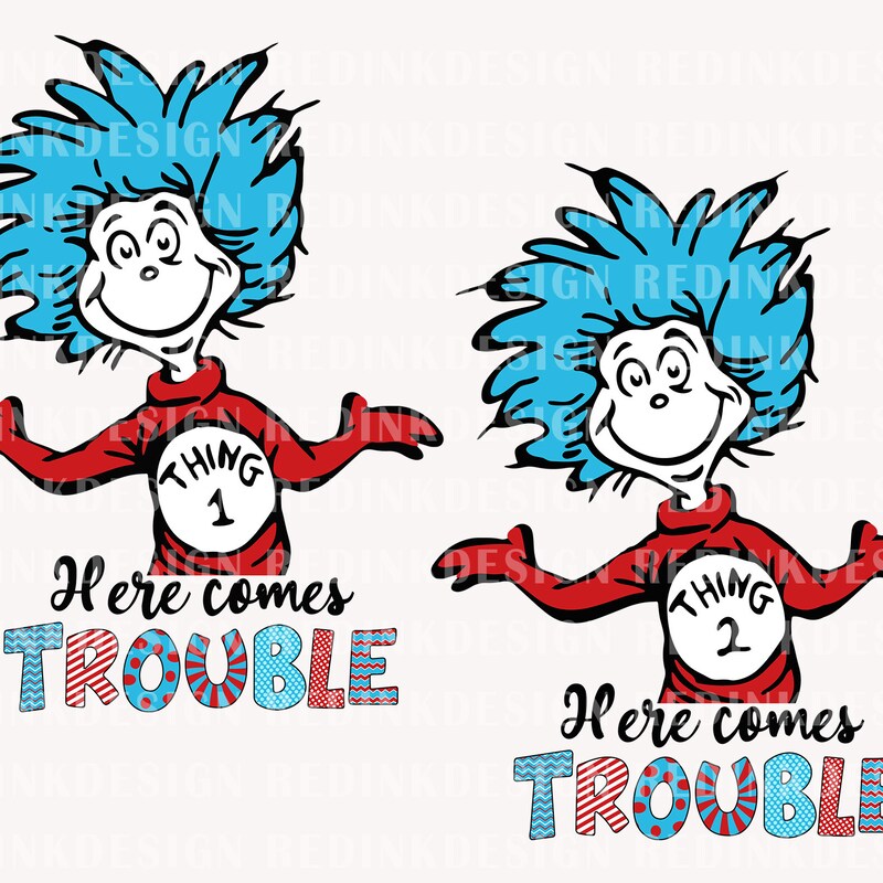 Thing One Thing Two - Etsy