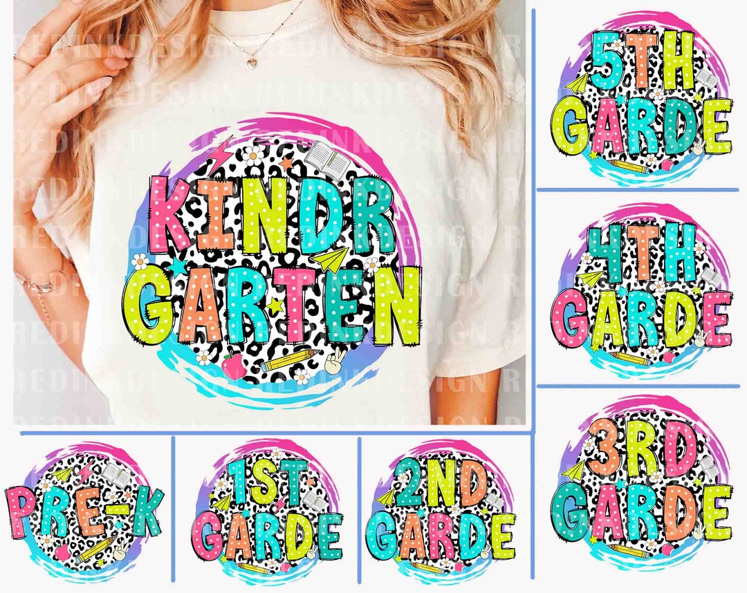 Retro Back to School PNG Bundle, Retro Teacher Png, Bright Dalmatian ...