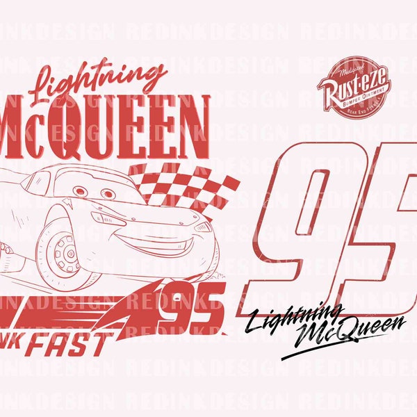 95 Lightning Mcqueen Svg - Etsy