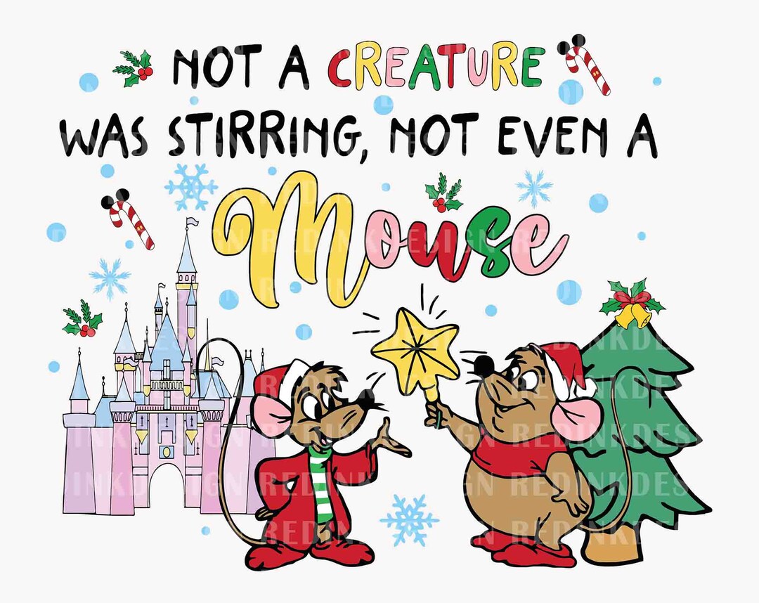 Christmas Mouse PNG, Merry Christmas Png, Xmas Holiday Png, Christmas ...