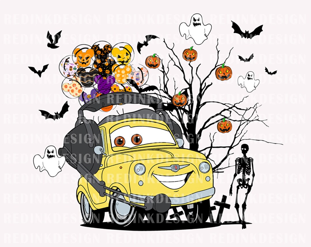 Halloween Car Png, Yellow Car Png, Halloween Masquerade Png, Trick or ...
