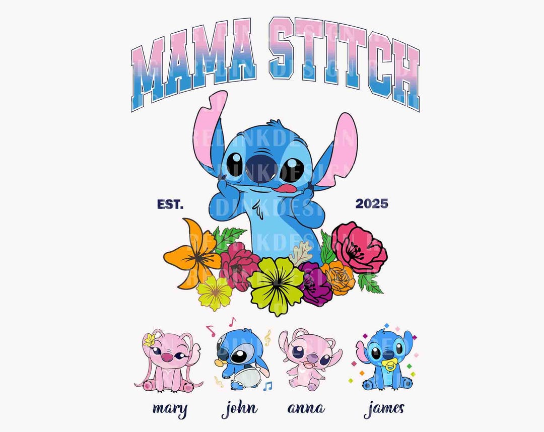 Retro Mama PNG, Custom Name Png, Cartoon Characters Png, Mother's Day ...