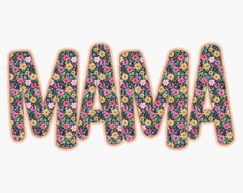 Mama Floral PNG, Boho Floral Mama Png, Mama Flowers Png, Mother's Day ...