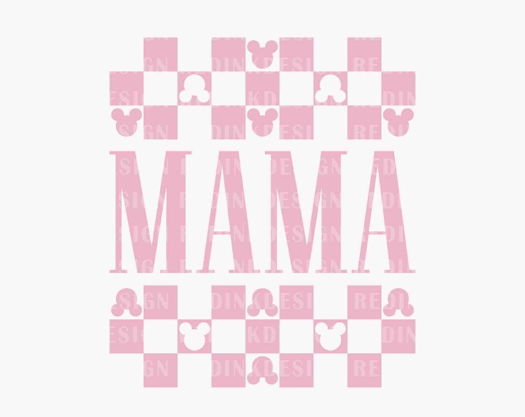 Mama Checkered SVG, Mouse Svg, Family Vacation Svg, Family Trip Svg ...