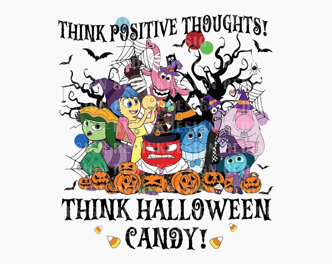 Halloween Inside Out 2 PNG, Halloween Png, Spooky Season Png, Trick or ...
