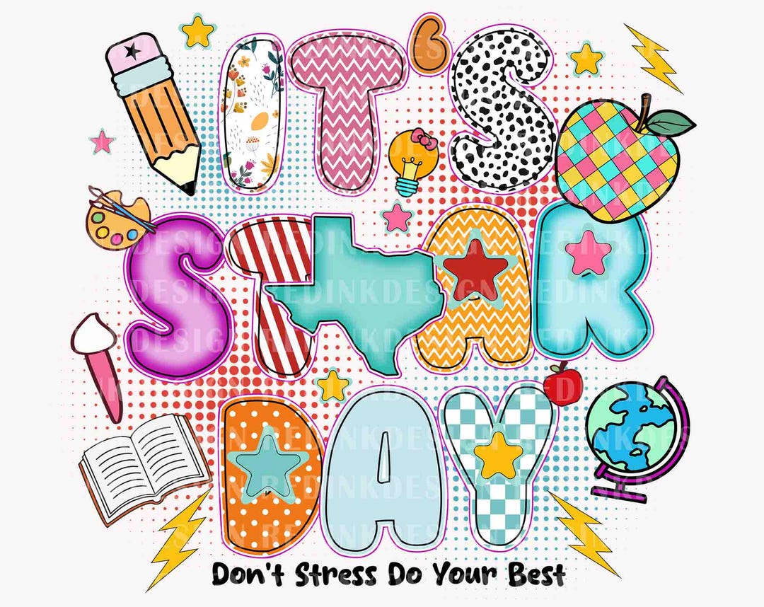It's Star Day PNG, Star Testing Png, School Test Png, Teacher ...