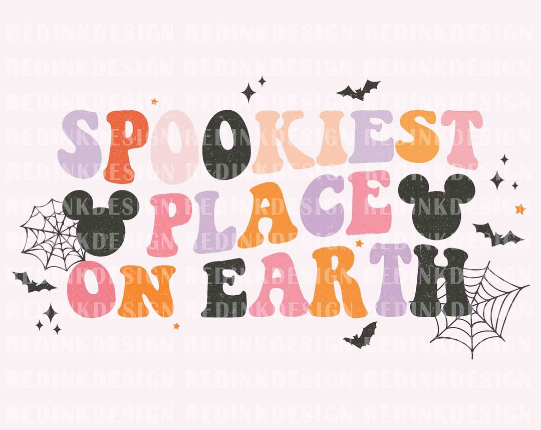 Spookiest Place on Earth PNG, Spooky Vibes Png, Happy Halloween Png ...
