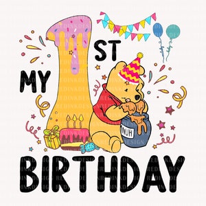 My 1st Birthday Png, It's My Birthday Png, Family Matching Birthday Png ...