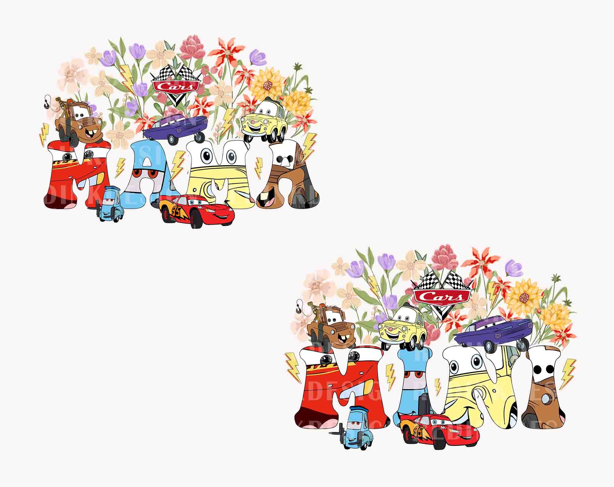 Bundle Mama and Mini PNG, Mama Cars Png, Mother's Day Png, Cars Floral ...