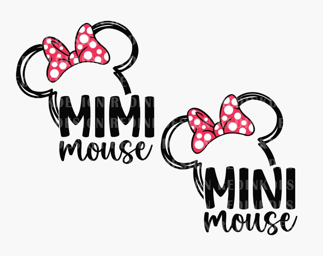 Mama Mouse Svg, Mother's Day Svg, Family Matching Shirt Svg, Happy ...