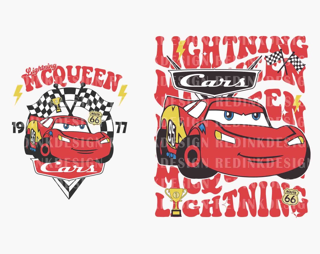 Bundle Lightning Car 95 SVG PNG, Family Vacation Svg, Red Car Svg ...