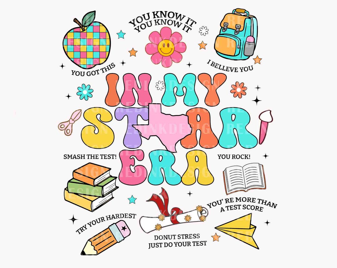 In My Star Era Test Day PNG, Test Day Png, Star Testing Png, School ...