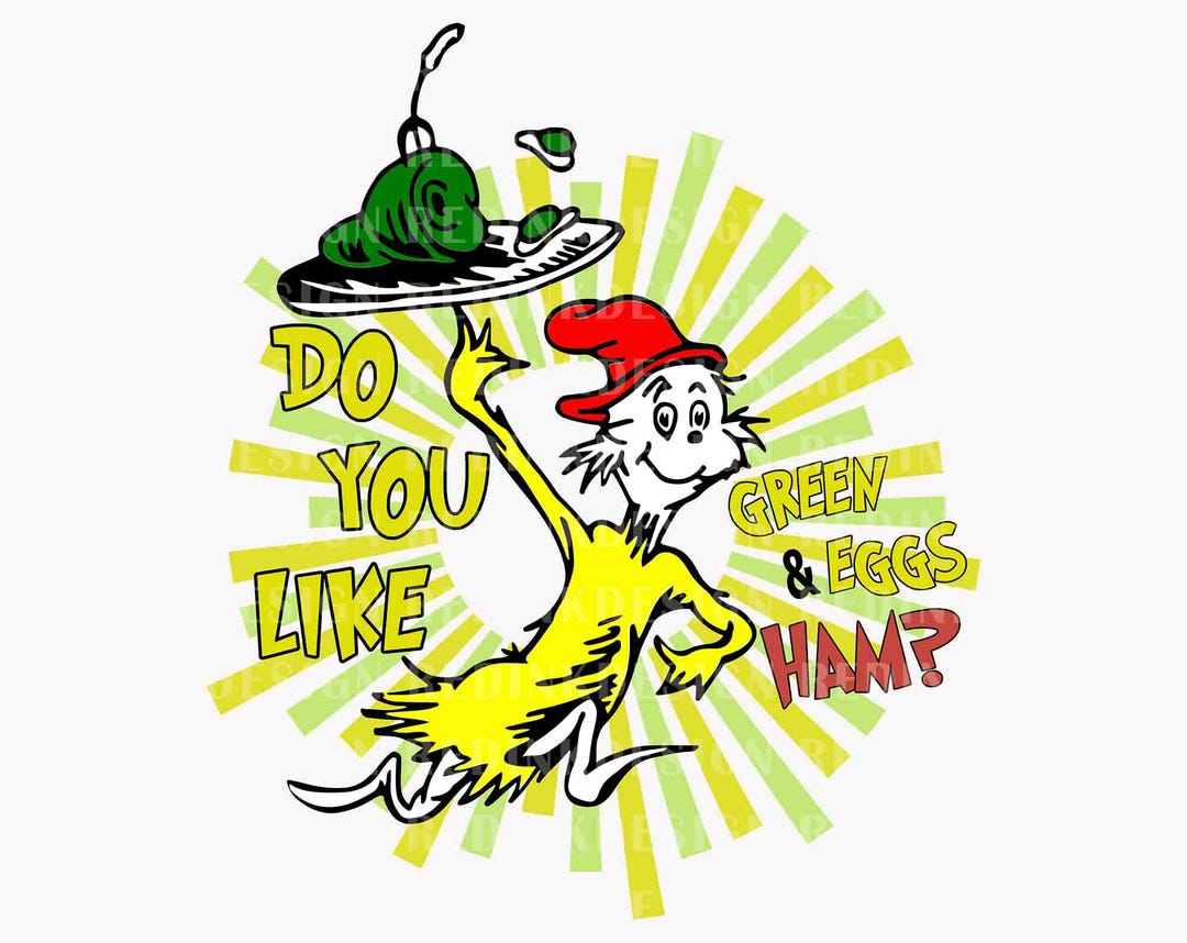 Sam I Am PNG, Cat in the Hat Png, Teacher Dr Seuss Design, Read Across ...