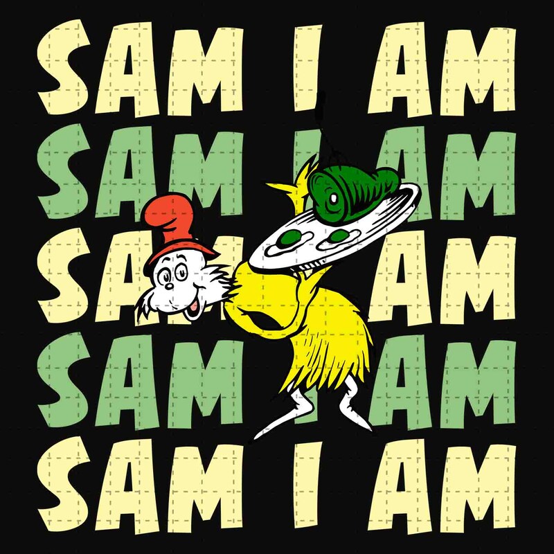 Sam I Am Svg - Etsy