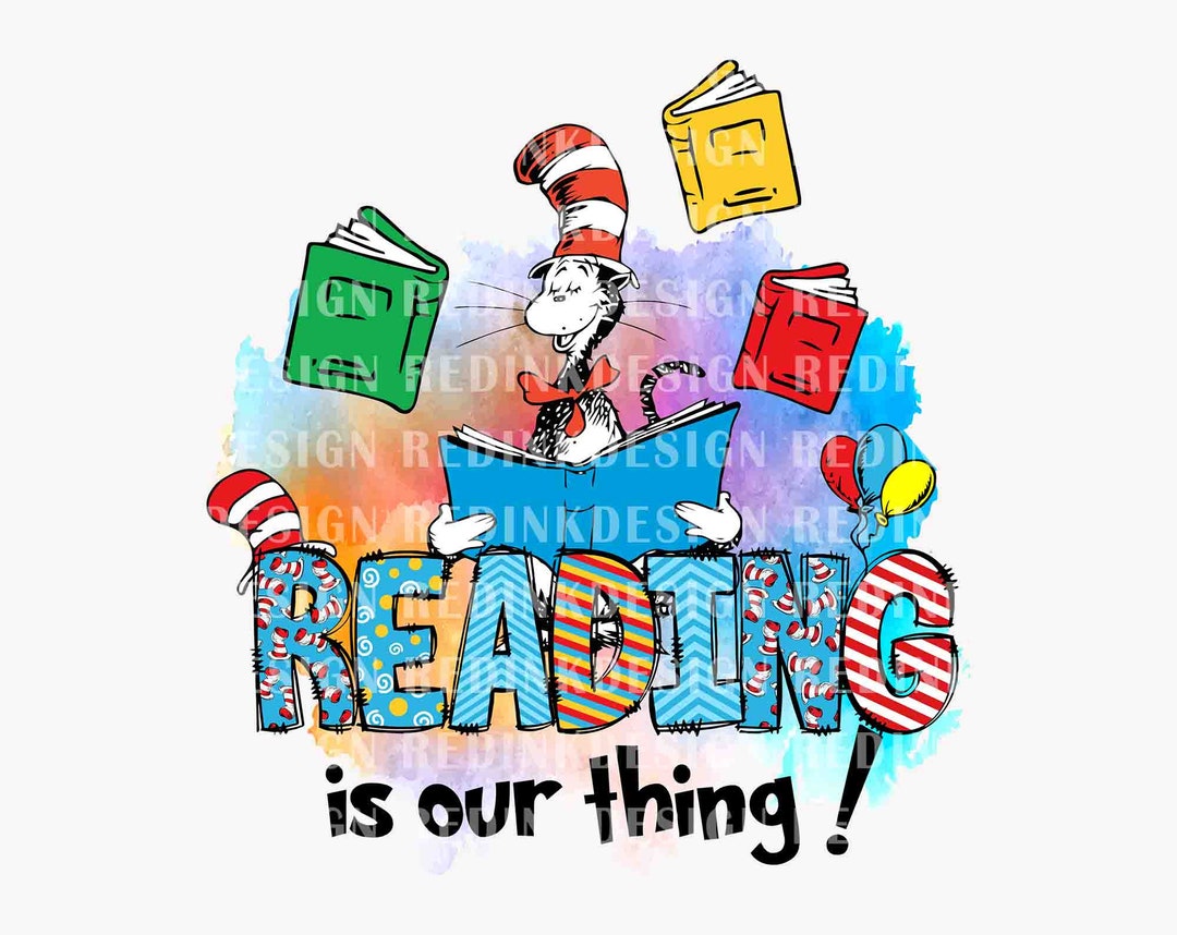 Reading is Our Thing PNG, Back to School Png, Book Lover Png, Teach ...