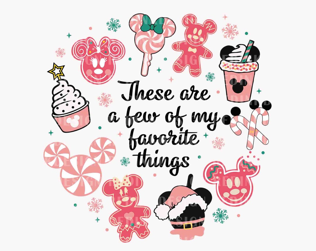 These Are A Few of My Favorite Things PNG, Christmas Gingerbread Png ...