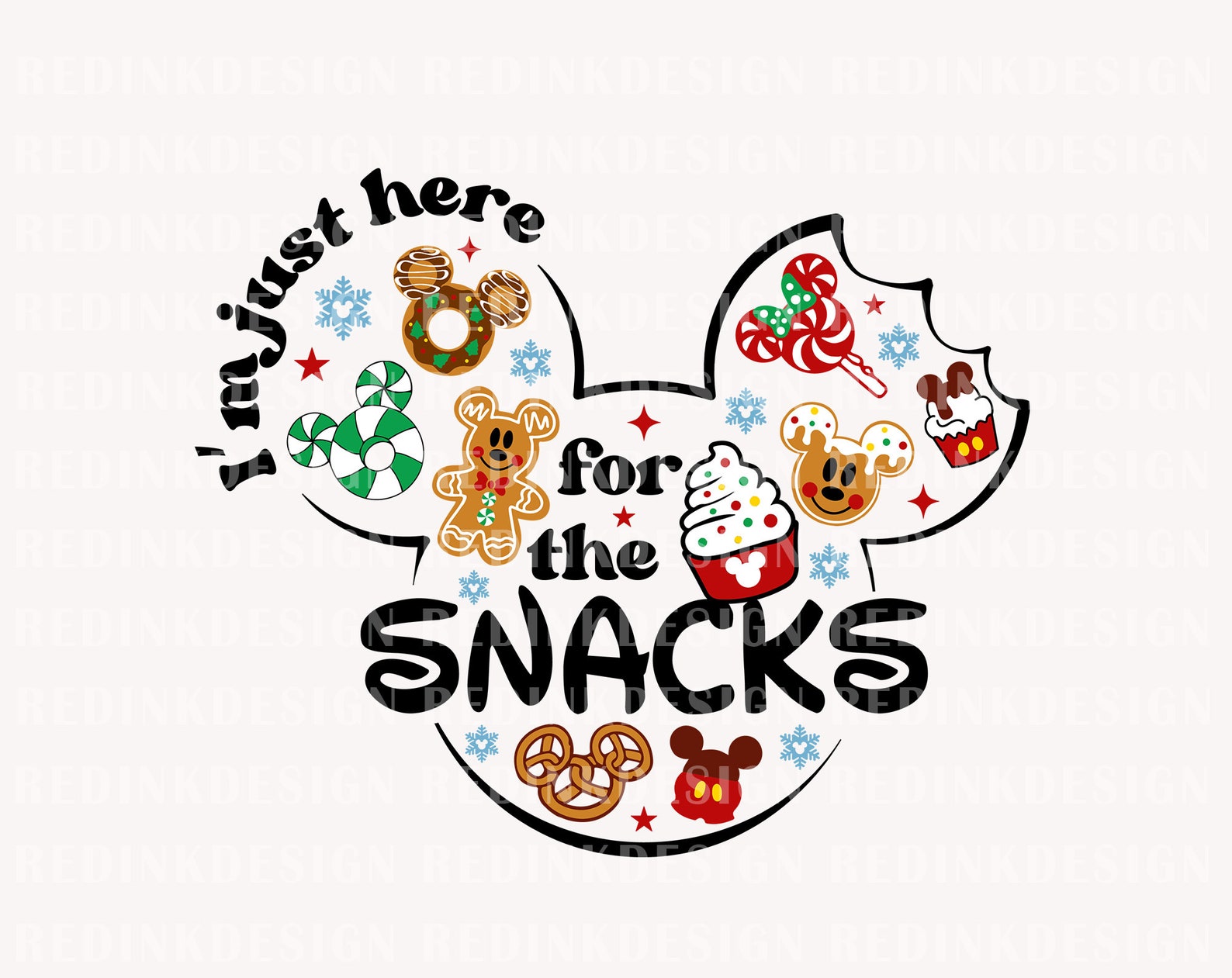 I'm Just Here for the Snacks SVG Carnival Food Svg - Etsy
