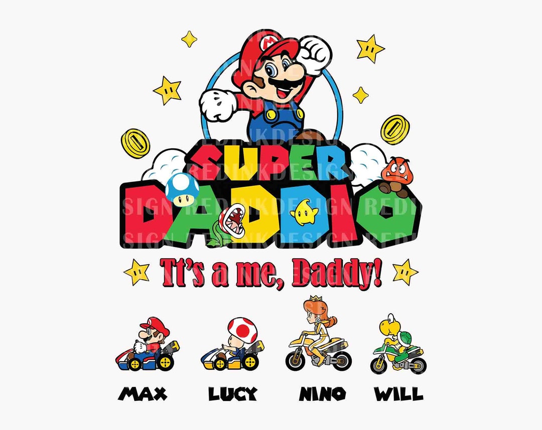 Personalized Super Daddio PNG, Father's Day Png, Dad Gifts Png, Dad ...