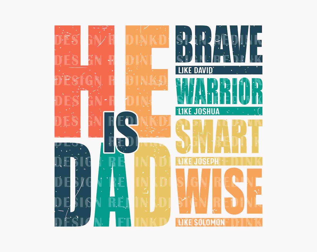 He is Dad SVG, Love You Dad Svg, Father's Day Gift, Bible Verse Svg ...