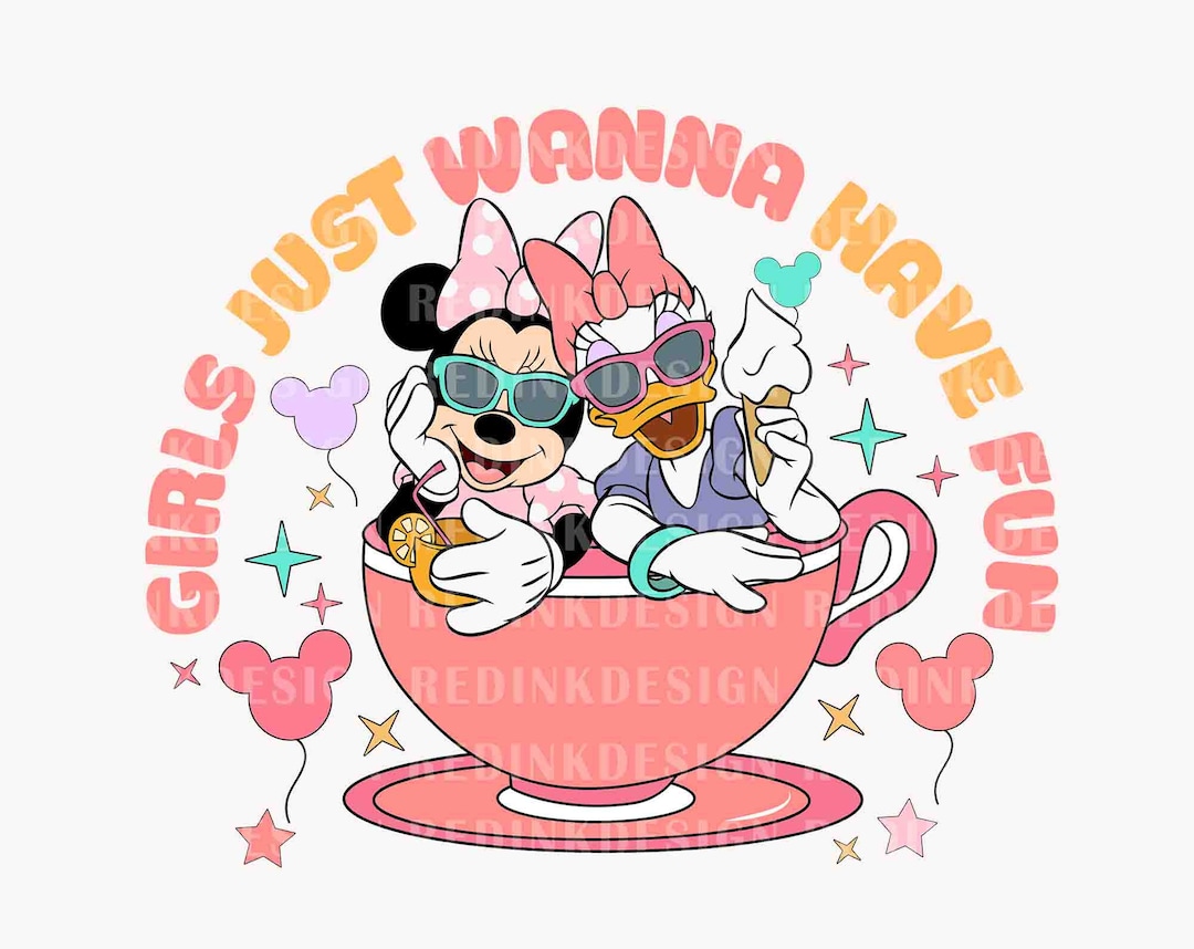 Girls Have Fun SVG, Mouse and Friends Svg, Retro Family Vacation Svg ...